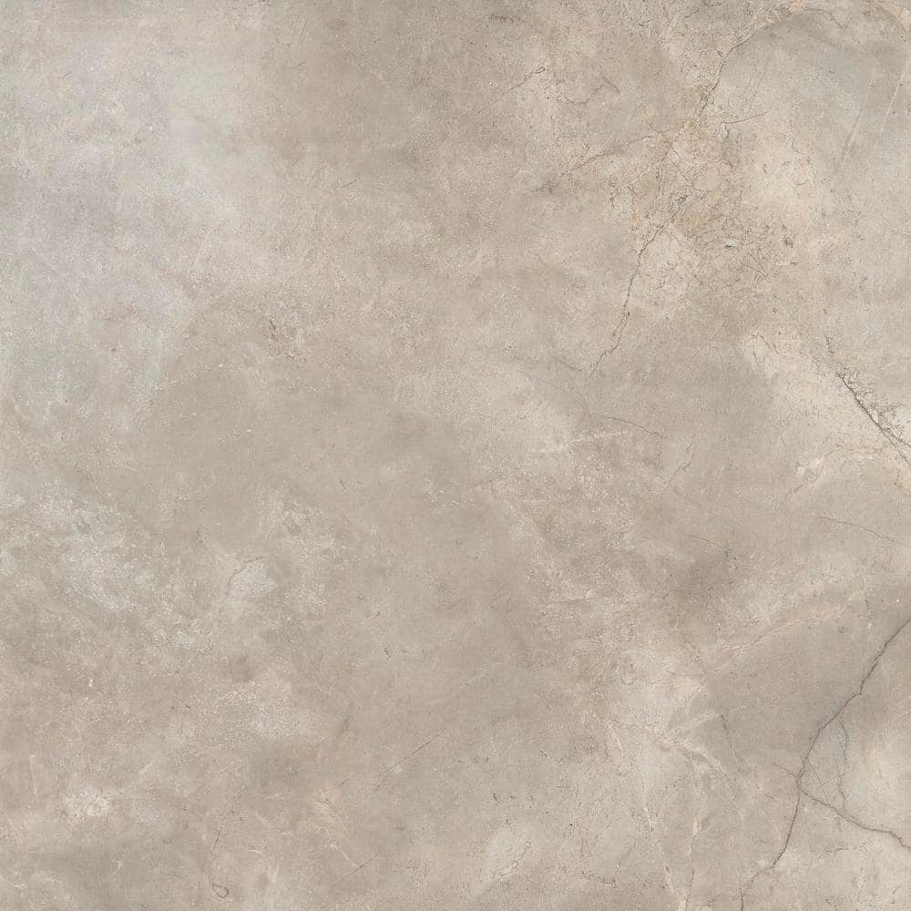 Ivy Hill Tile Signet Grigio Gray 47.24 in. x 47.24 in. Marble Look ...