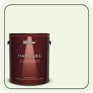 BEHR PREMIUM PLUS 1 gal. #M370-1 Fresh Dew Satin Enamel Low Odor ...