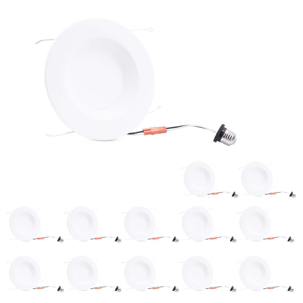 Lecoht 6 in. New Construction and Remodel Recessed Retrofit Dimmable ...