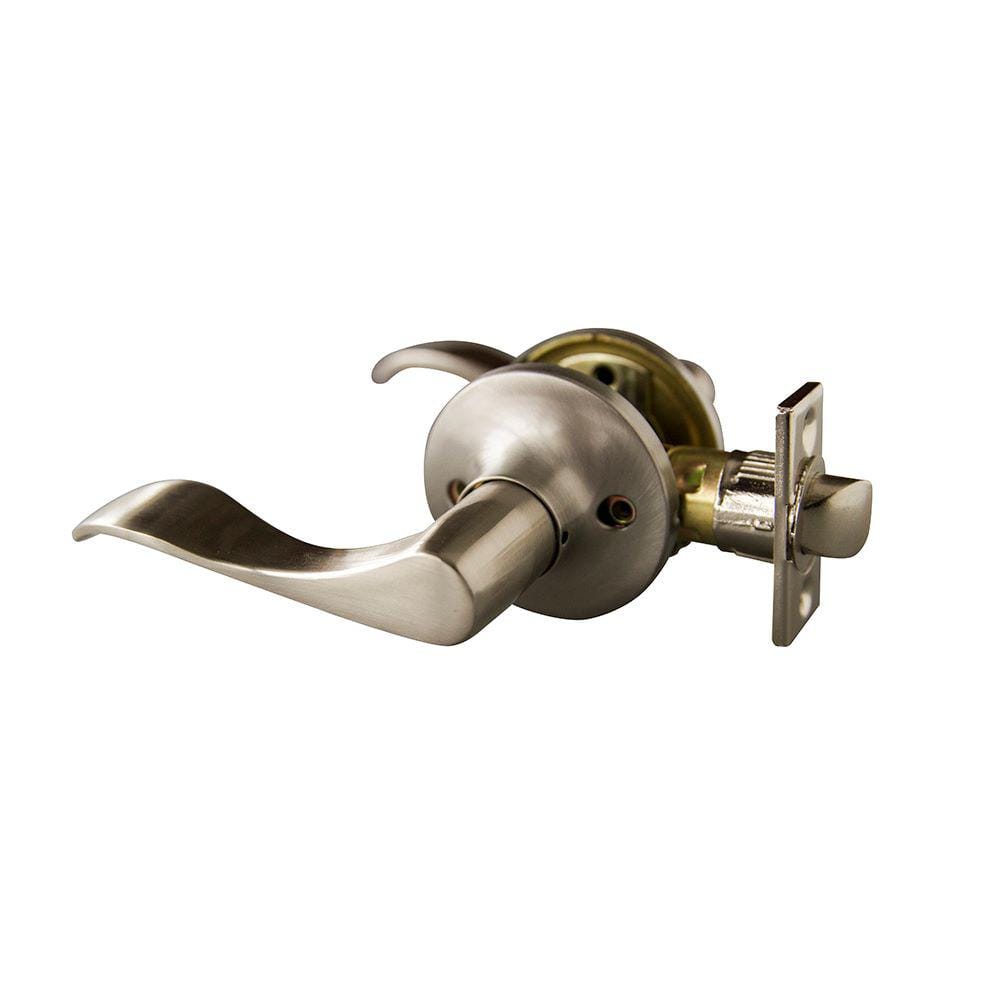 Design House Stratford Satin Nickel Passage Hall/Closet Door Handle ...
