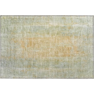 Addison Rugs Mayfield Premium Machine Washable Abstract AMF2309 Khaki 9 ...
