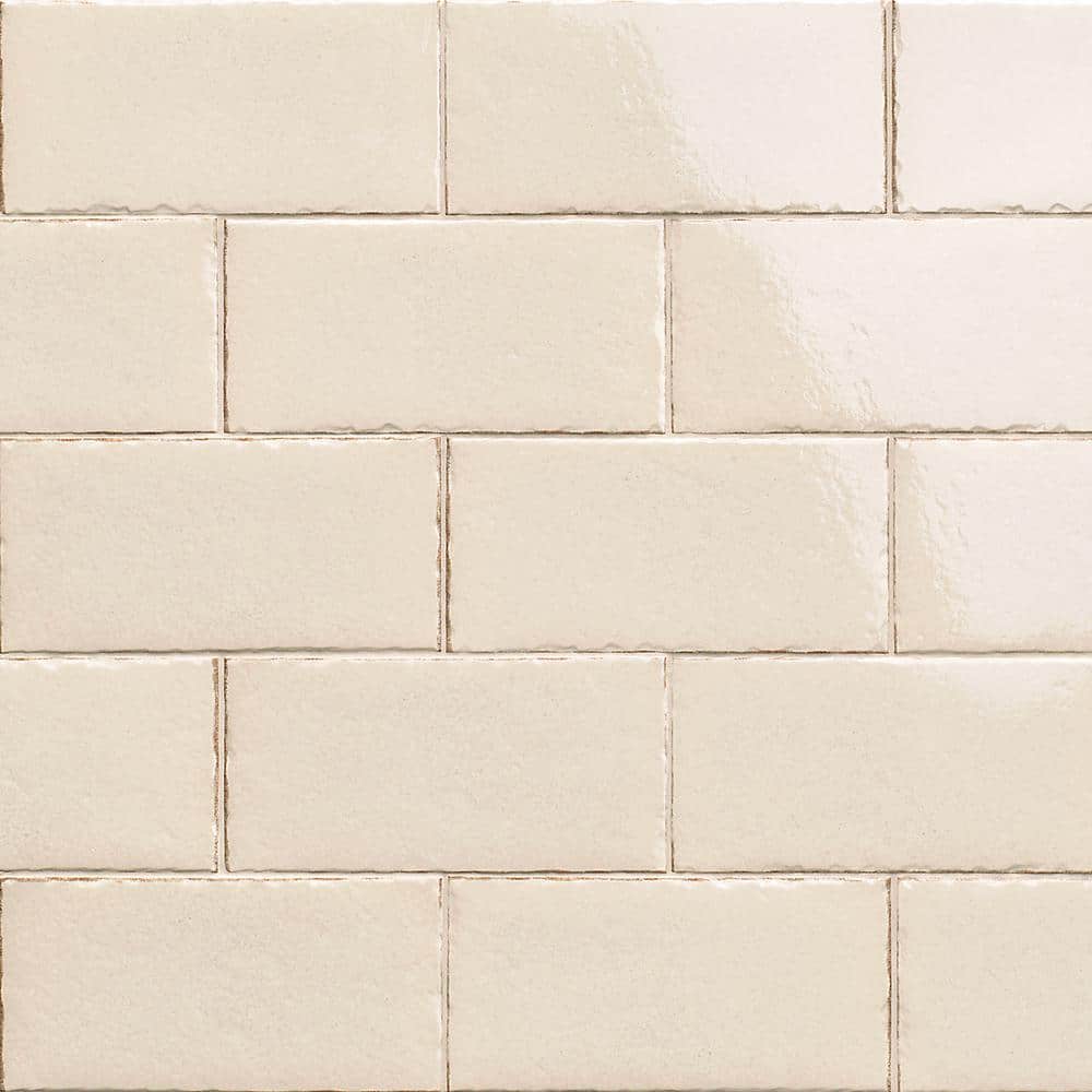 Ivy Hill Tile Winston Beige 3 in. x 0.39 in. Glazed Porcelain Tile ...