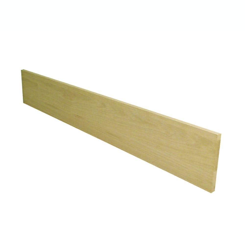 Stairtek 0.75 in. x 7.5 in. x 36 in. Unfinished White Oak Riser RIWO736 ...