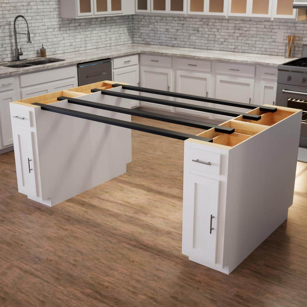 THE ORIGINAL GRANITE BRACKET 2.5in. x 1in. x 44in. Black Aluminum The ...