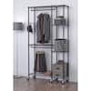 TRINITY Bronze Steel Clothes Rack TBFPBR-2702 - The Home Depot