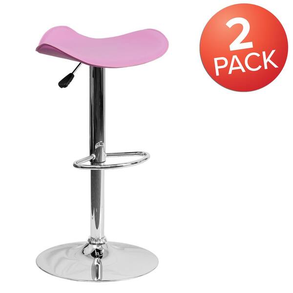 Carnegy Avenue 31.5 in. Pink Bar stool (Set of 2) CGA-CH-18753-PI-HD ...