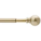 StyleWell 48 in. - 84 in. Telescoping 5/8 in. Single Curtain Rod Kit in ...
