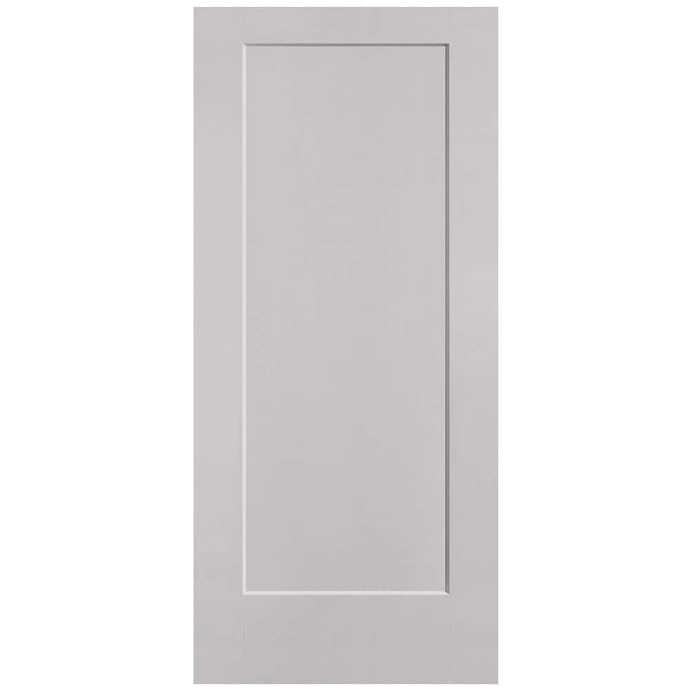 Masonite 36 in. x 80 in. 1-Panel Lincoln Park Single Bore Solid Core ...