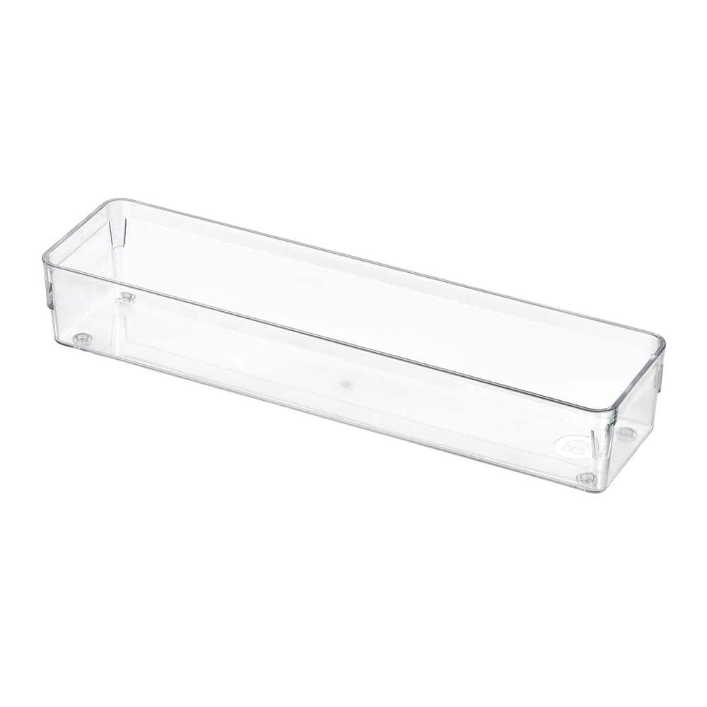 iDesign Drawer Organizer 3 in. x 12 in. x 2 in. Clear 80024 - The Home ...