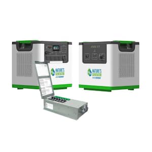 NATURE'S GENERATOR Lithium 3600-Watt Continuous / 7200-Watt Peak Push ...