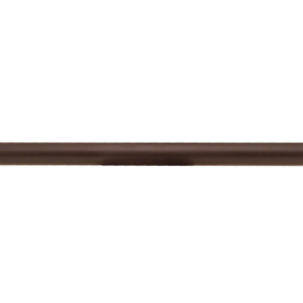 Quiet Glide 1 in. x 1 in. x 48 in. Bronze Rail-QG400407 - The Home Depot