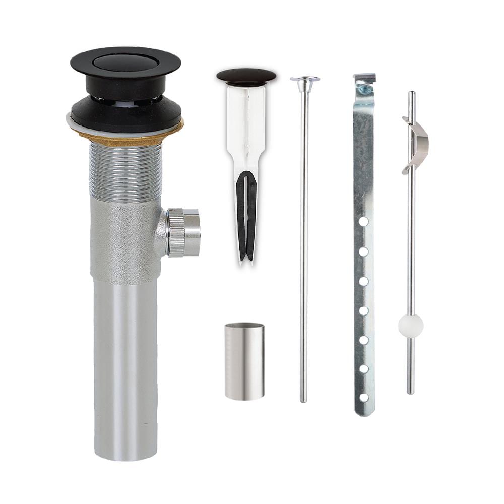 Reviews for PF WaterWorks 2-in-1 Easy Popup Brass Pop-Up Drain, Matte ...
