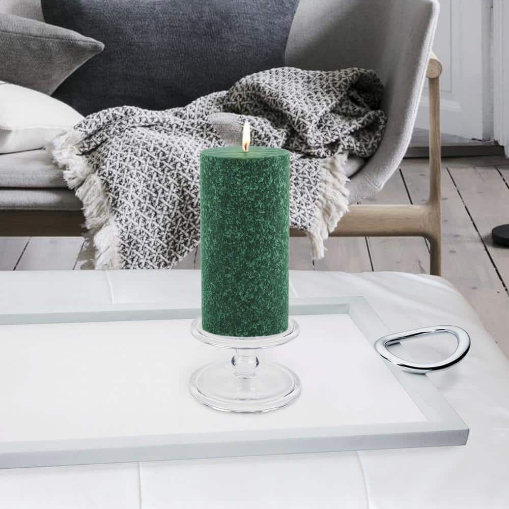 ROOT CANDLES 3 in. x 6 in. Timberline Dark Green Pillar Candle 33669 ...