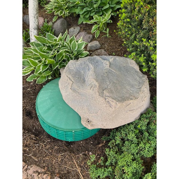 Diy Fake Rock Covers Septic Tank