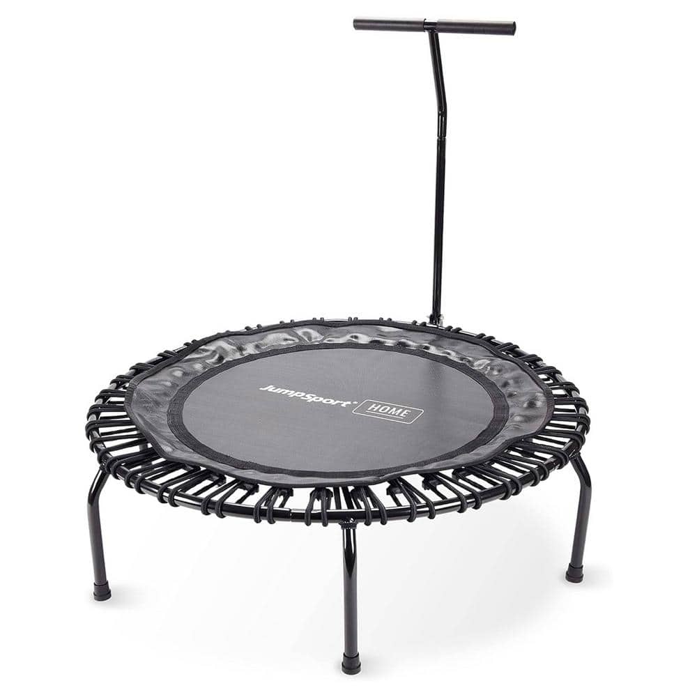 JUMPSPORT Round Home Fitness Indoor Mini Rebounder Trampoline for ...