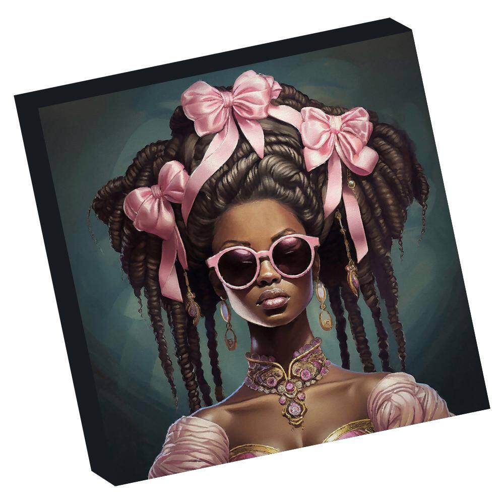 Rococo Woman with Bows and Shades 1 by Grotto Studios 1-Piece Unframed ...