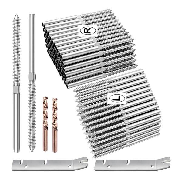 Afoxsos Galvanized Steel Adjustable Stair-Stringer Connector Tie Straps ...