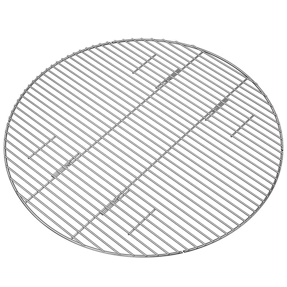 Hitechluxe 36 in. Round Foldable Cooking Grate, Hinged Replacement Fire ...