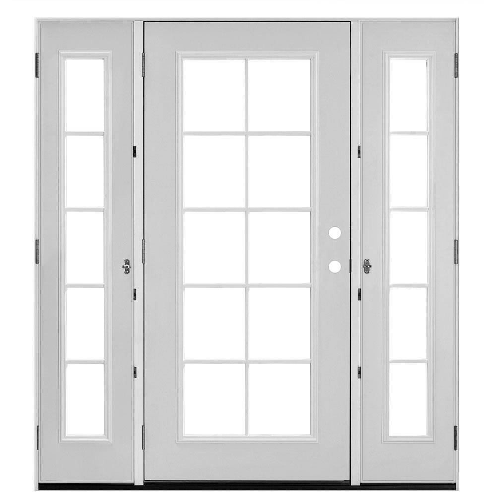 Reviews For Masonite 72 In X 80 In Primed White Steel Prehung Right