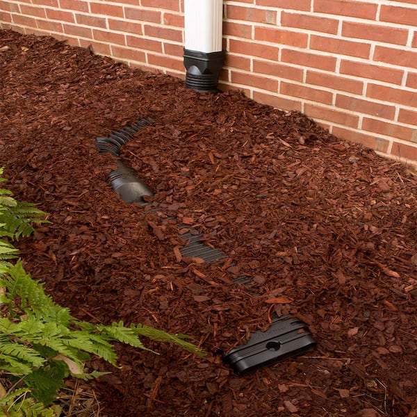 Amerimax Home Products Stealth Flow 24 in. Black Vinyl Low Profile ...