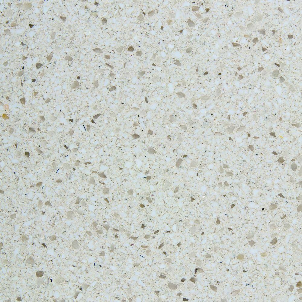 ECO 4 in. Recycled Surfaces Countertop Sample in Luna CT-EC0050 - The ...