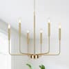 LWYTJO Classic 6-Light Brass Traditional Fixture Farmhouse Kitchen ...