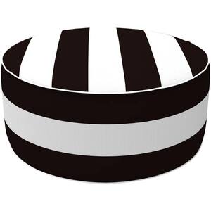 Angel Sar 21 in. Round Plastic Outdoor Inflatable Ottoman with Handle ...