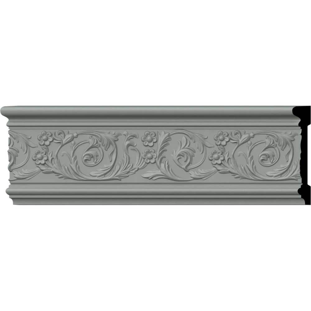 Ekena Millwork SAMPLE - 1-1/8 in. x 12 in. x 6 in. Polyurethane Kinsley ...