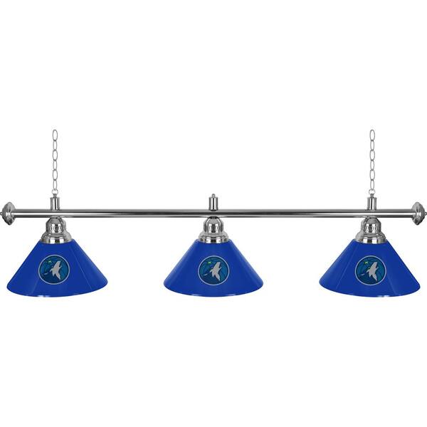 Minnesota Timberwolves Logo 3-Light Blue Billiard Light NBA14MT-HD ...
