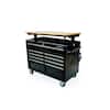 Husky 46 in. x 25 in. D 9-Drawer Mobile Workbench with Adjustable ...