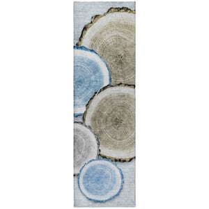 Addison Rugs Dream Shag Premium Machine Washable Abstract ADS575 Gray 3 ...