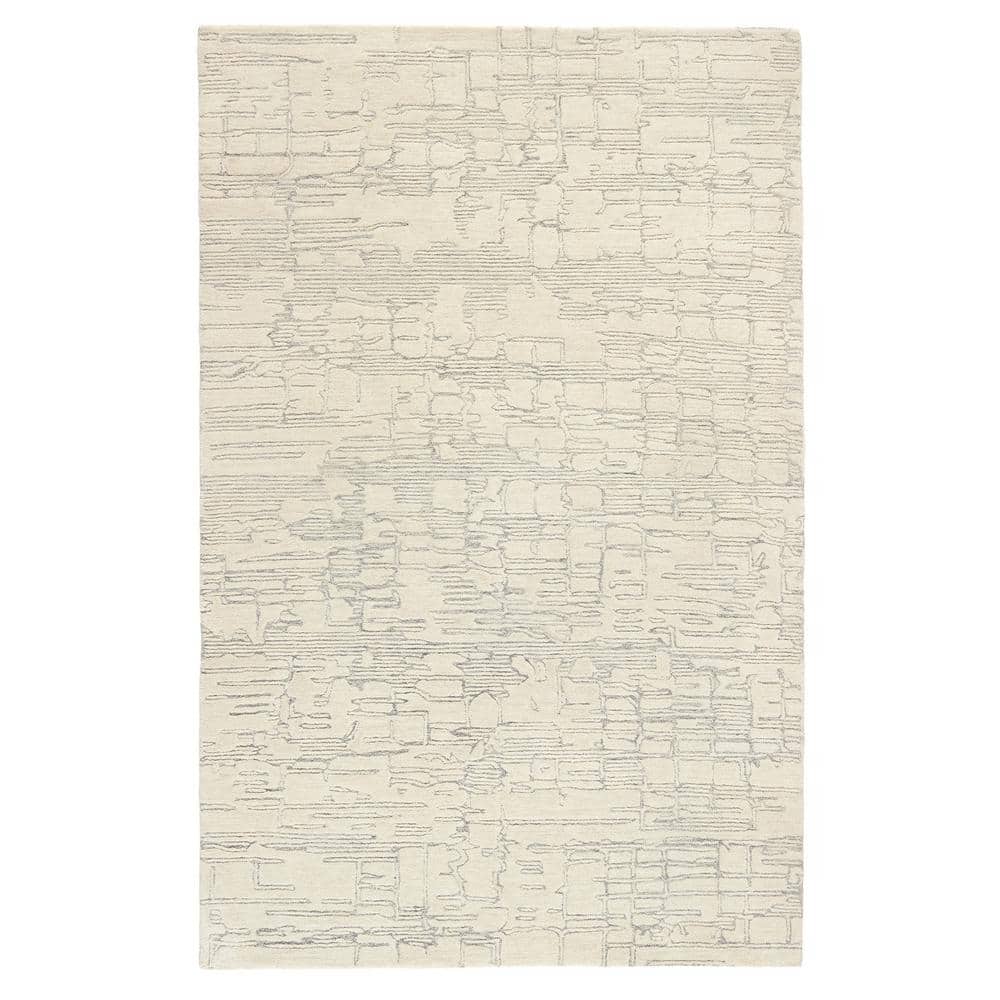 TOWN & COUNTRY LIVING Remi Hand Tufted Wool Abstract Line Beige/Blue 5 ...