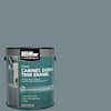 BEHR PREMIUM 1 gal. #N470-5 Norwegian Blue Satin Enamel Interior ...