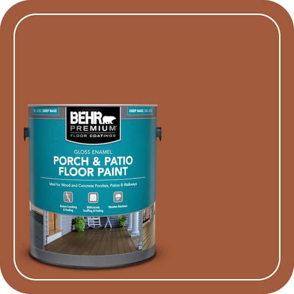 BEHR PREMIUM 1 gal. #S-H-230 Ground Nutmeg Gloss Enamel Interior ...