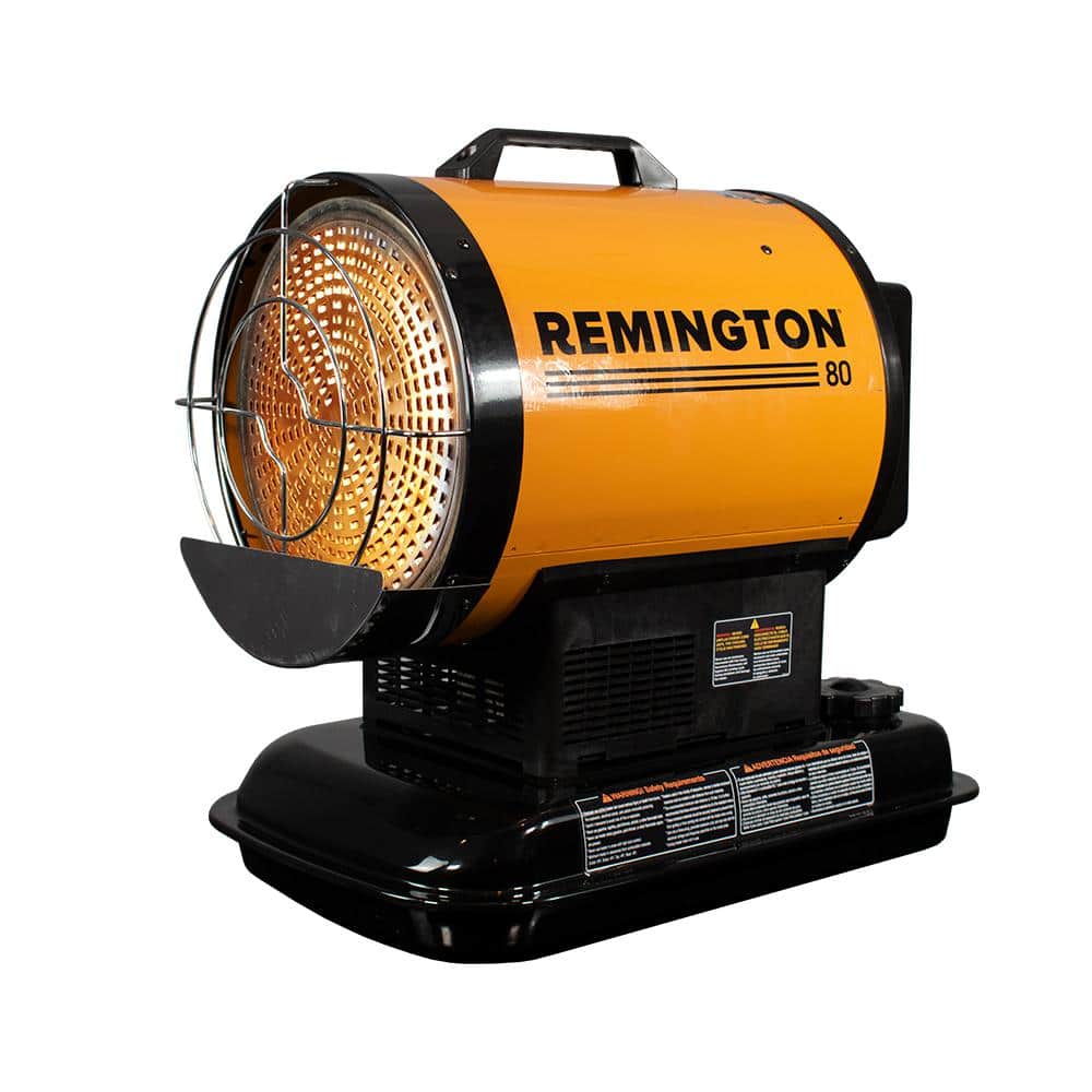 Remington 80,000 BTU Radiant Kerosene/Diesel Space Heater with Silent ...