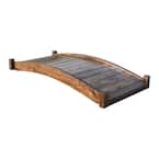 SamsGazebos 6 ft. Treated Zen Garden Bridge Kit Zen-Garden-Bridge-6-T ...