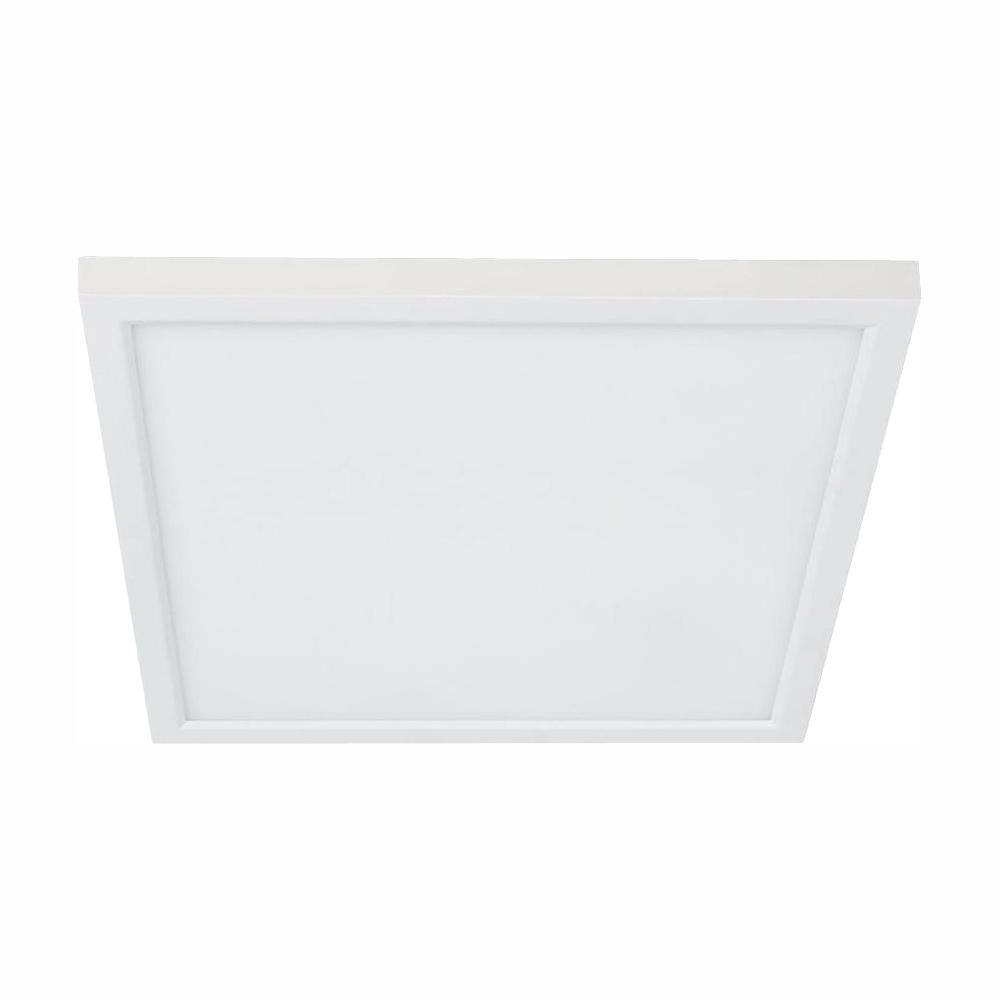 Commercial Electric 4 in. J Box 8-Watt Dimmable White Square Flat Panel ...