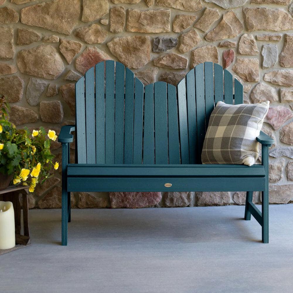 Highwood Hamilton 4ft 2-Person Nantucket Blue Recycled Plastic Dining ...