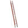 Werner 28 ft. Fiberglass Extension Ladder (27 ft. Reach Height) with ...