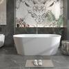Xspracer Foyil 71 in. x 32 in. Solid Surface Stone Resin Flatbottom ...