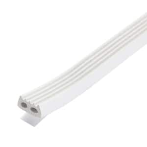 M-D Building Products 7/32 in. x 3/8 in. x 17 in. White Premium Rubber ...
