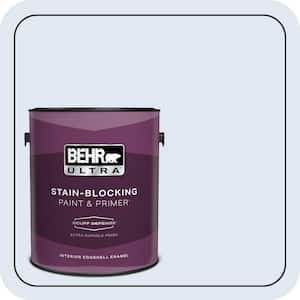 BEHR MARQUEE 1 gal. #M540-1 Bellflower Blue Satin Enamel Interior Paint ...