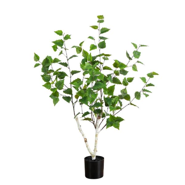Nearly Natural 3ft. Artificial Birch Tree T5185 - The Home Depot