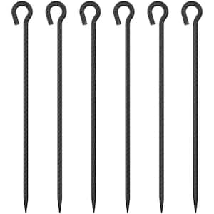 NVNOO 1/2 in. x 24 in. Heavy Duty Landscape Rebar Timber Spikes with ...
