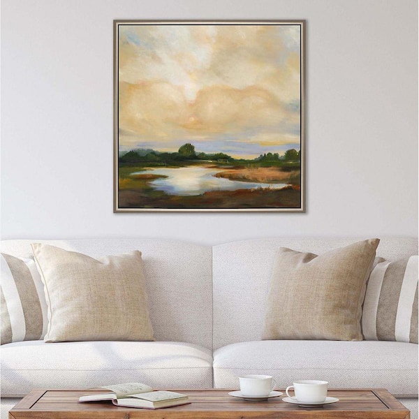 Paragon Jardine 1 Piece Framed 1 Piece Nature Art Print 43 in. x 43 in ...