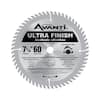 Avanti 7-1/4 in. x 60-Tooth Carbide Fine Finish Circular Saw Blade ...