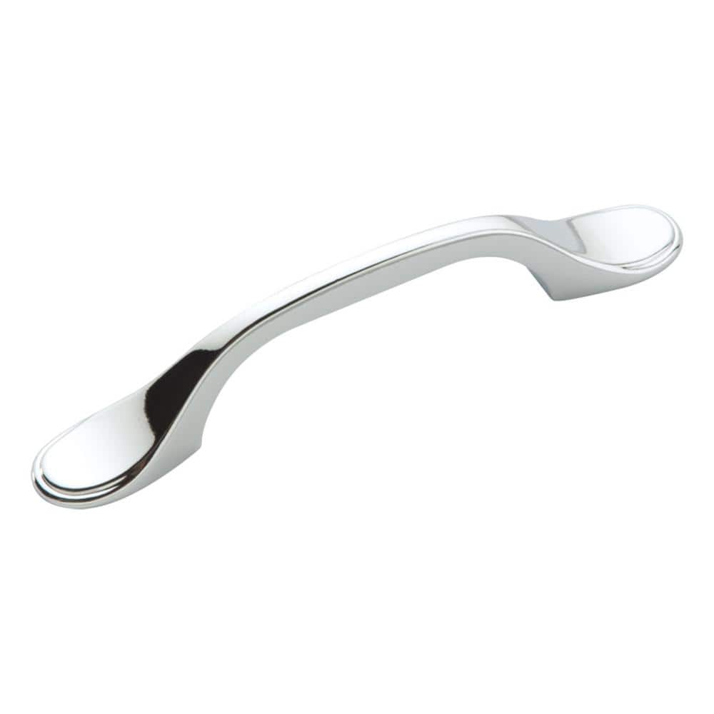 HICKORY HARDWARE Conquest Collection 3 in. (76 mm) Chrome Cabinet Door ...