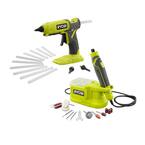 RYOBI ONE+ 18V Cordless 2-Tool Combo Kit with Compact Fixed Base Router ...