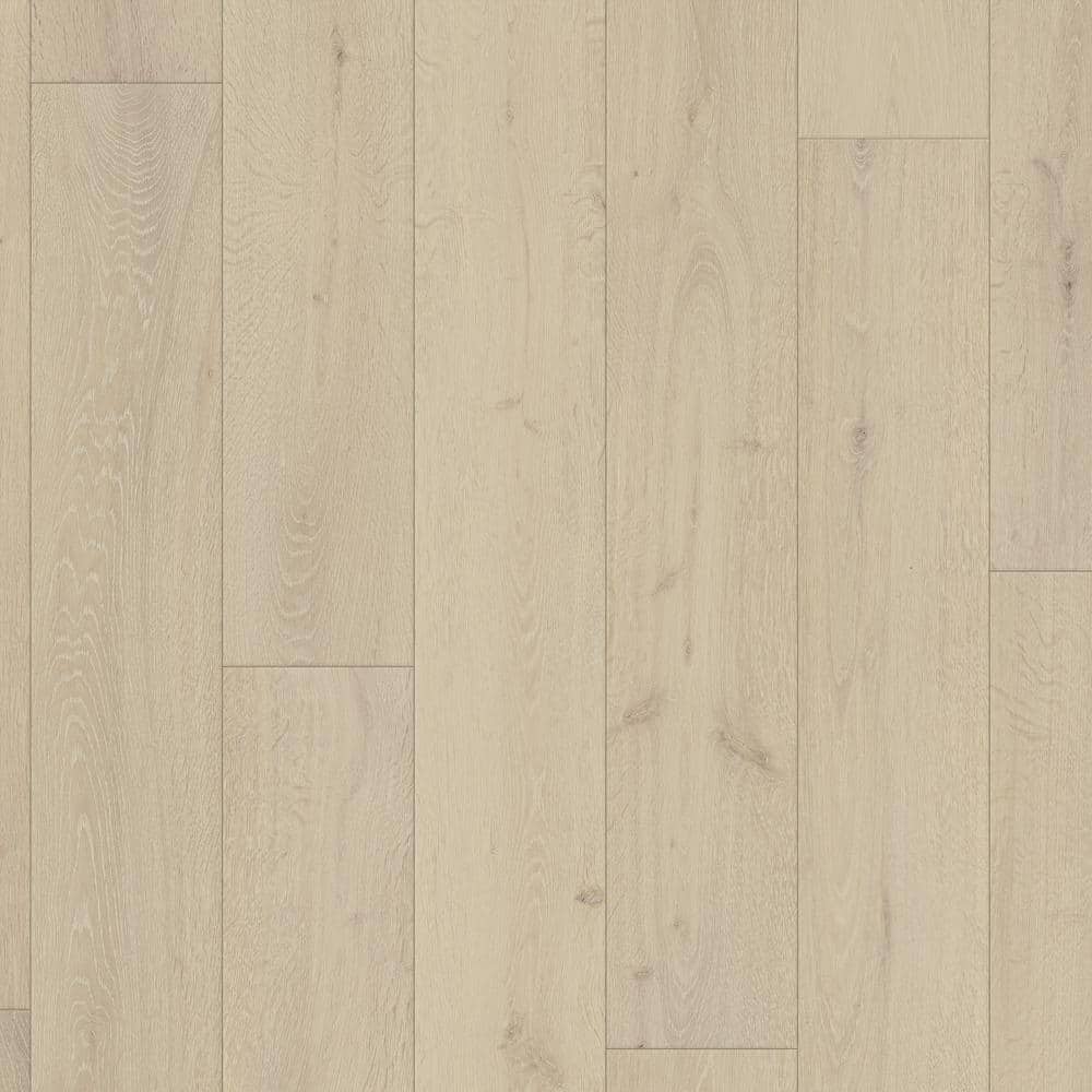 ASPEN FLOORING Parchment 30 MIL x 9.45 in. W x 74.4 in. L Click Lock ...