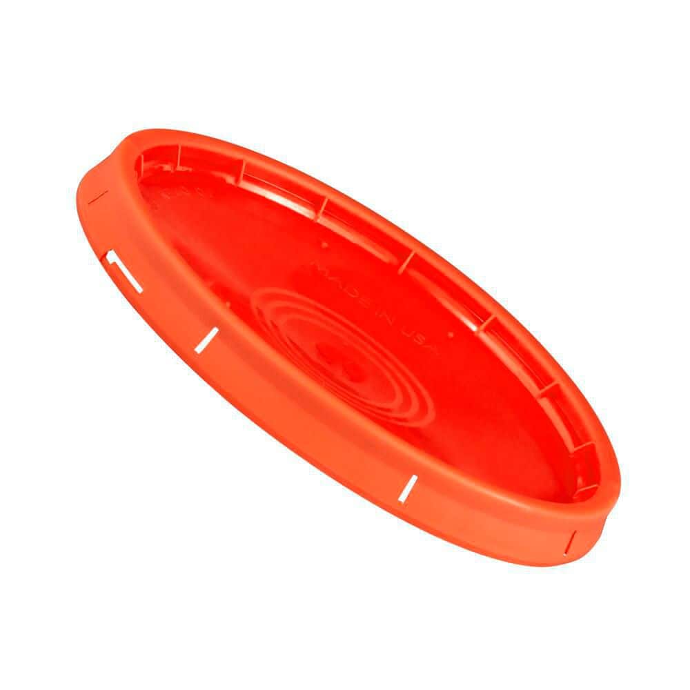 The Home Depot 5 gal. Orange Paint Bucket Lid 5GLD ORANGE LID for 5GL ...